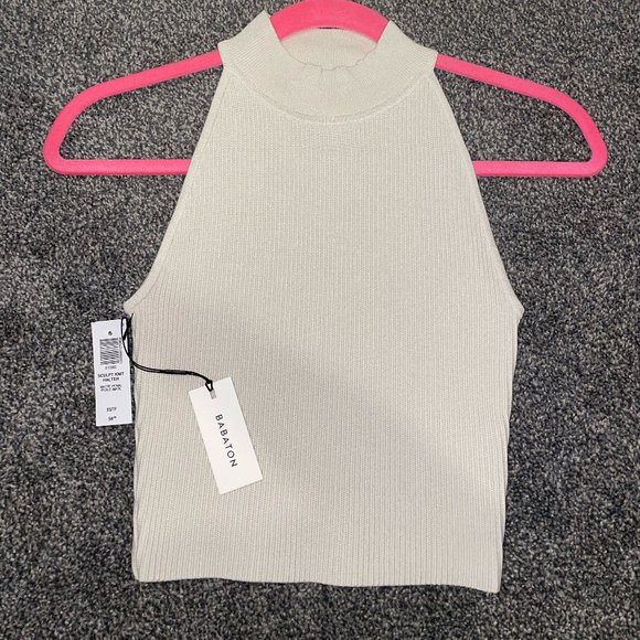 Babaton | Tops | Nwt Babaton Aritzia Sculpt Knit Halter Top | Poshmark